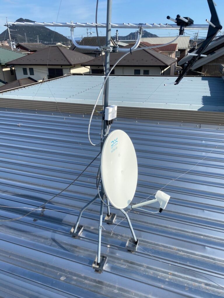 アンテナ設置事例 | テレビ・地デジアンテナの格安設置工事ならさくらアンテナ（大阪、京都、兵庫、奈良、滋賀、和歌山の関西完全網羅）